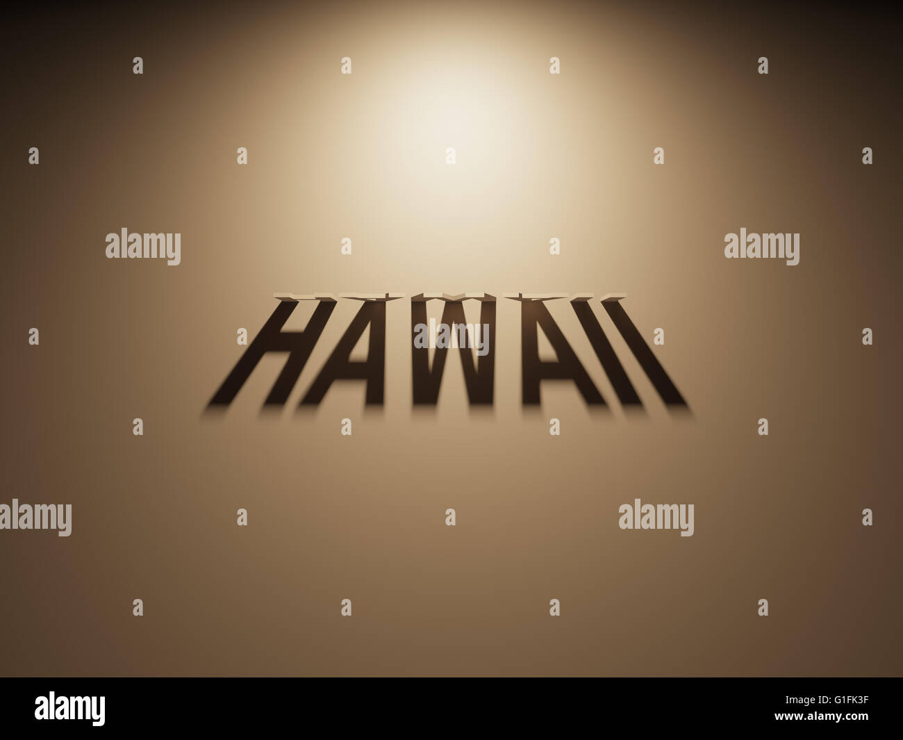 3d rendering hawaii state hi-res stock photography and images - Alamy