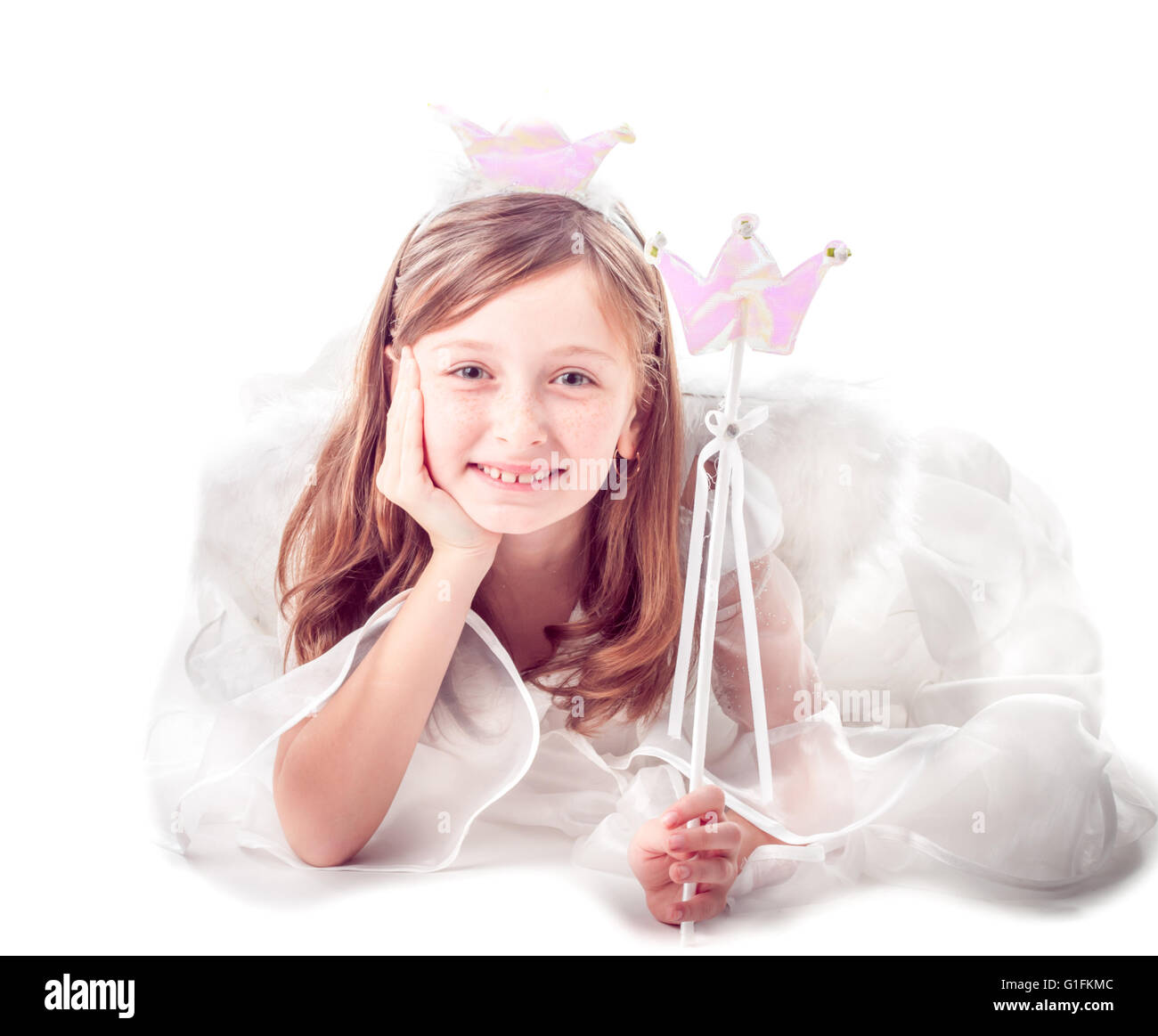 Fairy girl isolated Stock Photo - Alamy