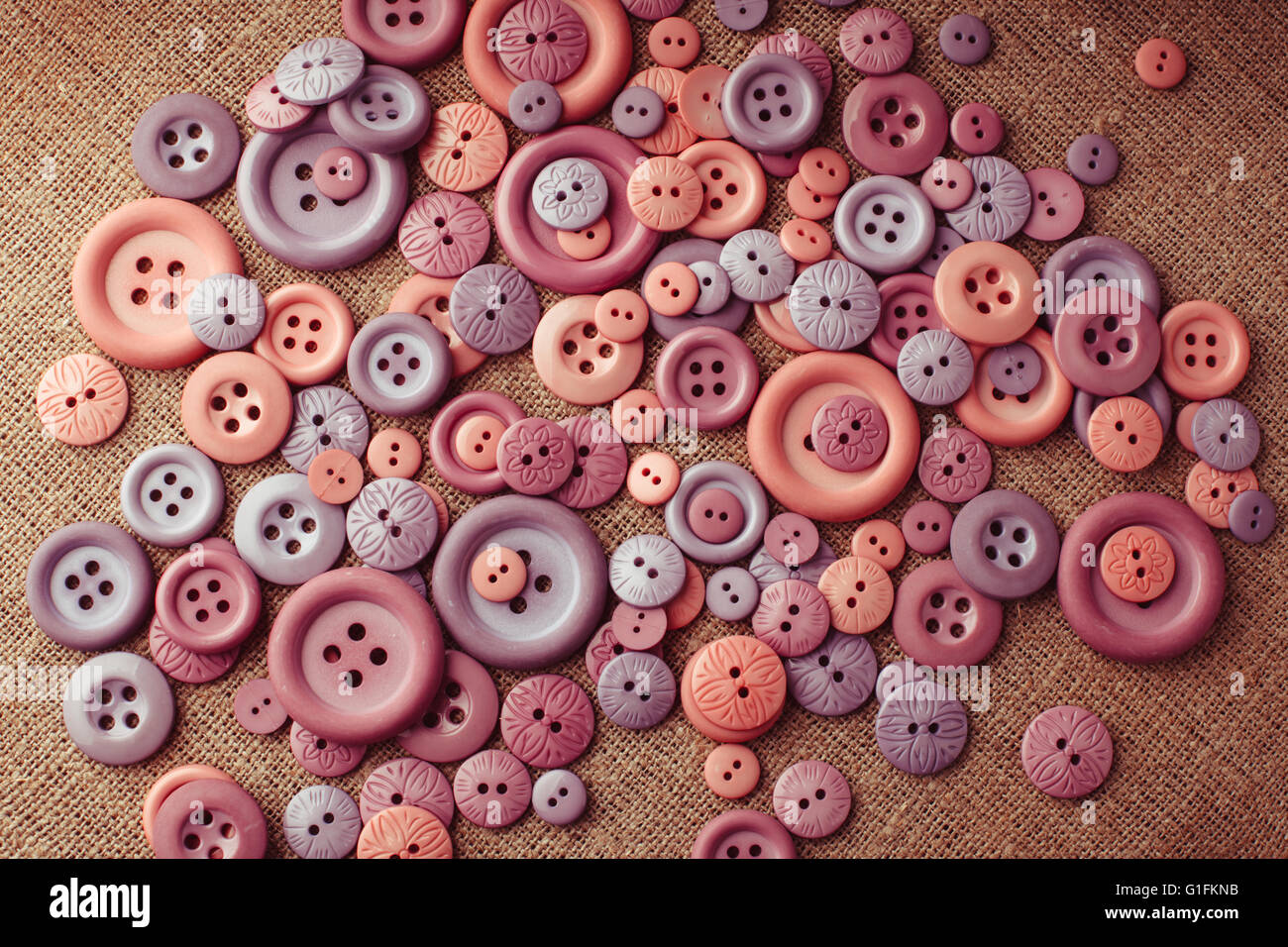 Collection of buttons Stock Photo - Alamy