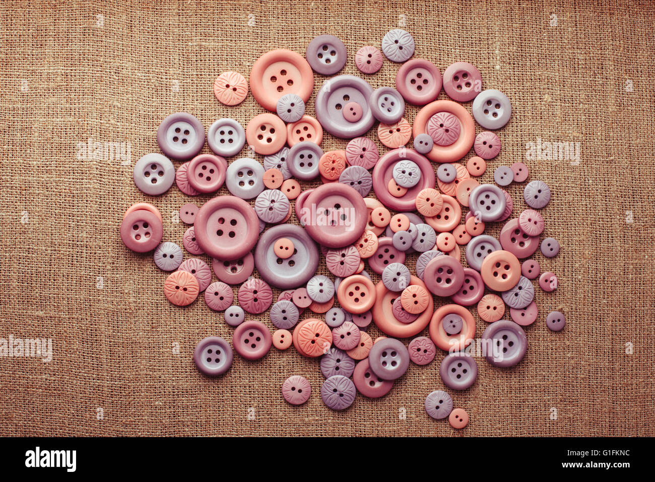 Collection of buttons Stock Photo - Alamy