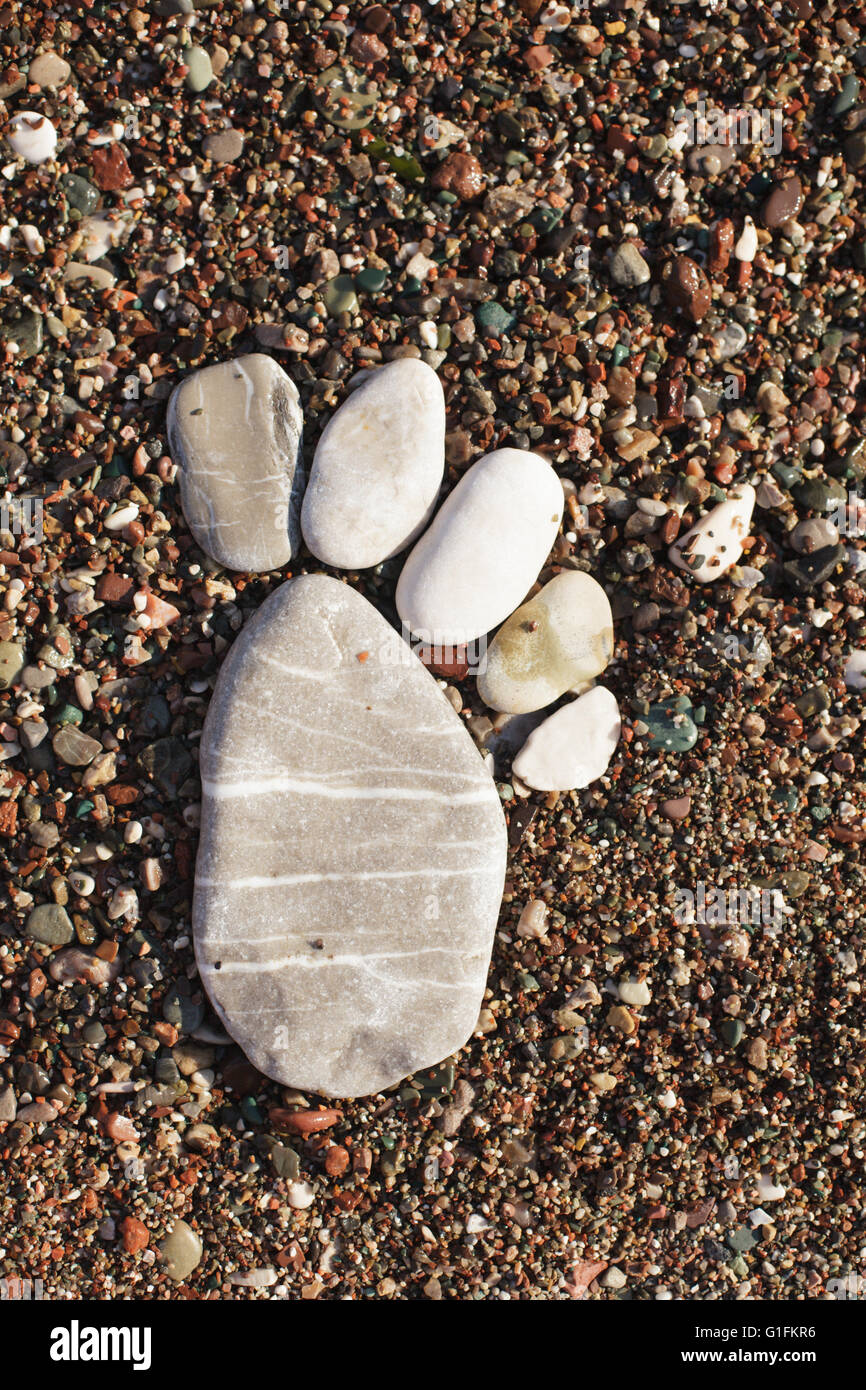 The stone foot Stock Photo - Alamy