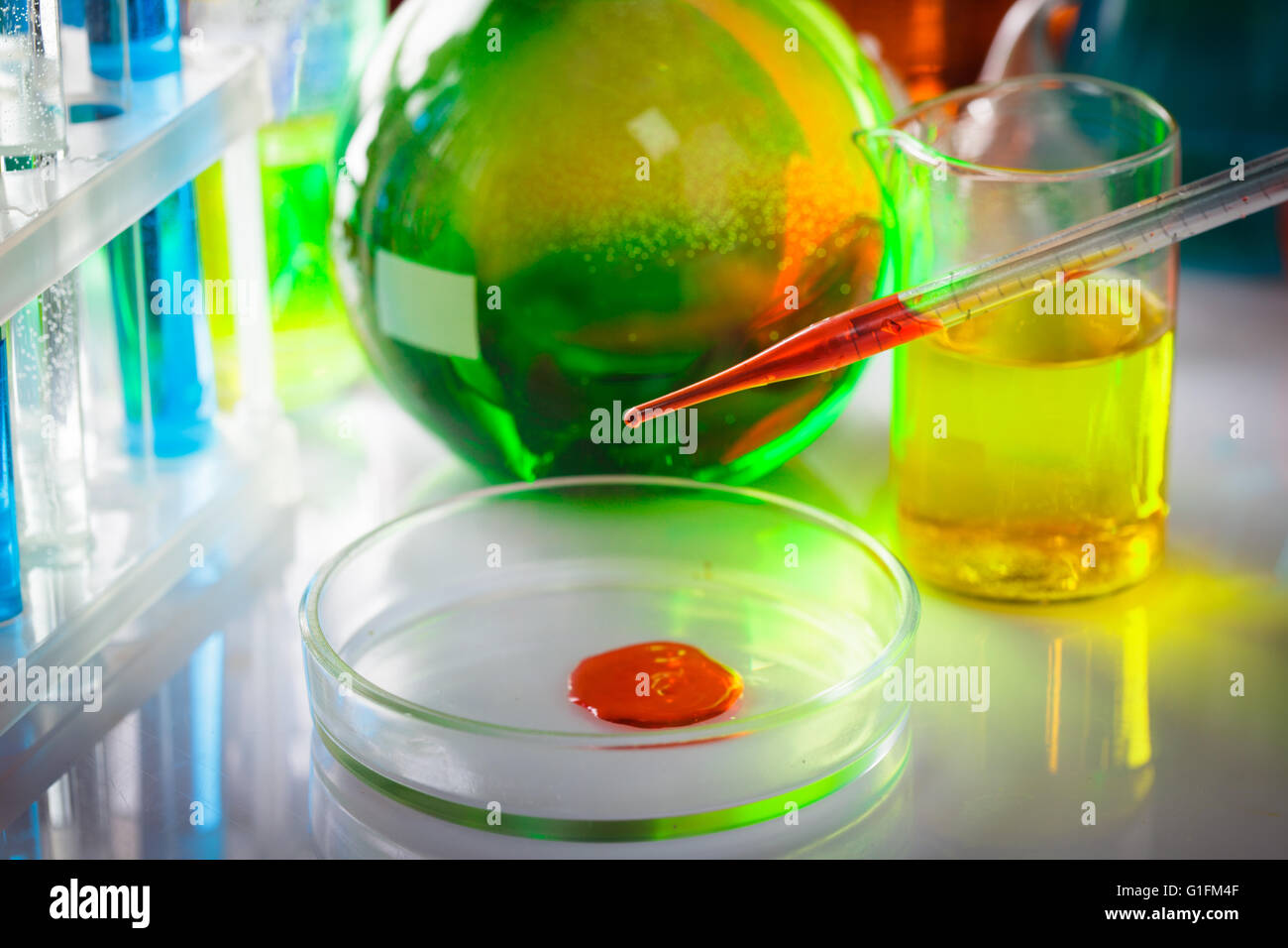 The Laboratory tubes Stock Photo - Alamy