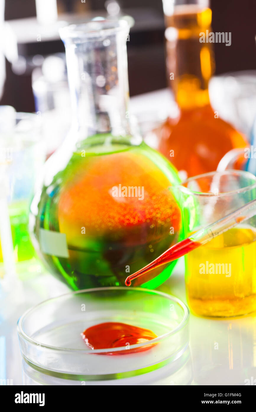 The Laboratory tubes Stock Photo - Alamy