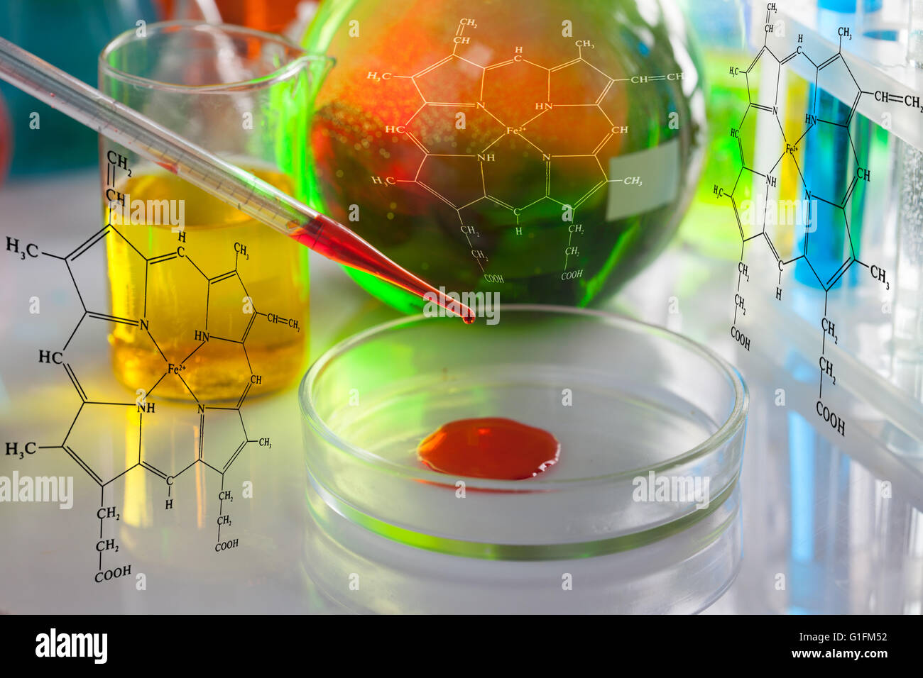 The Laboratory tubes Stock Photo - Alamy