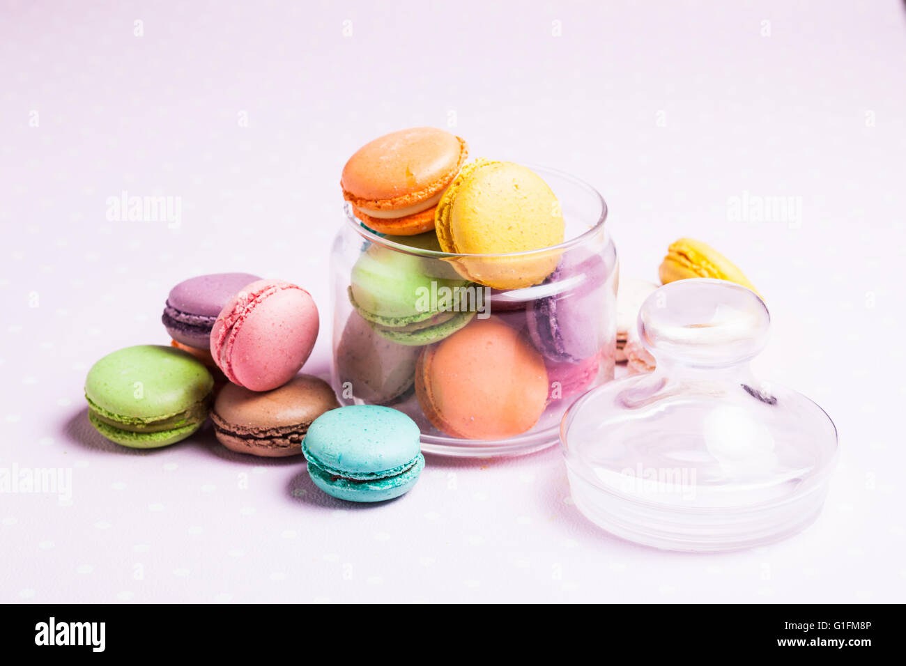 The Colorful macaroons Stock Photo - Alamy