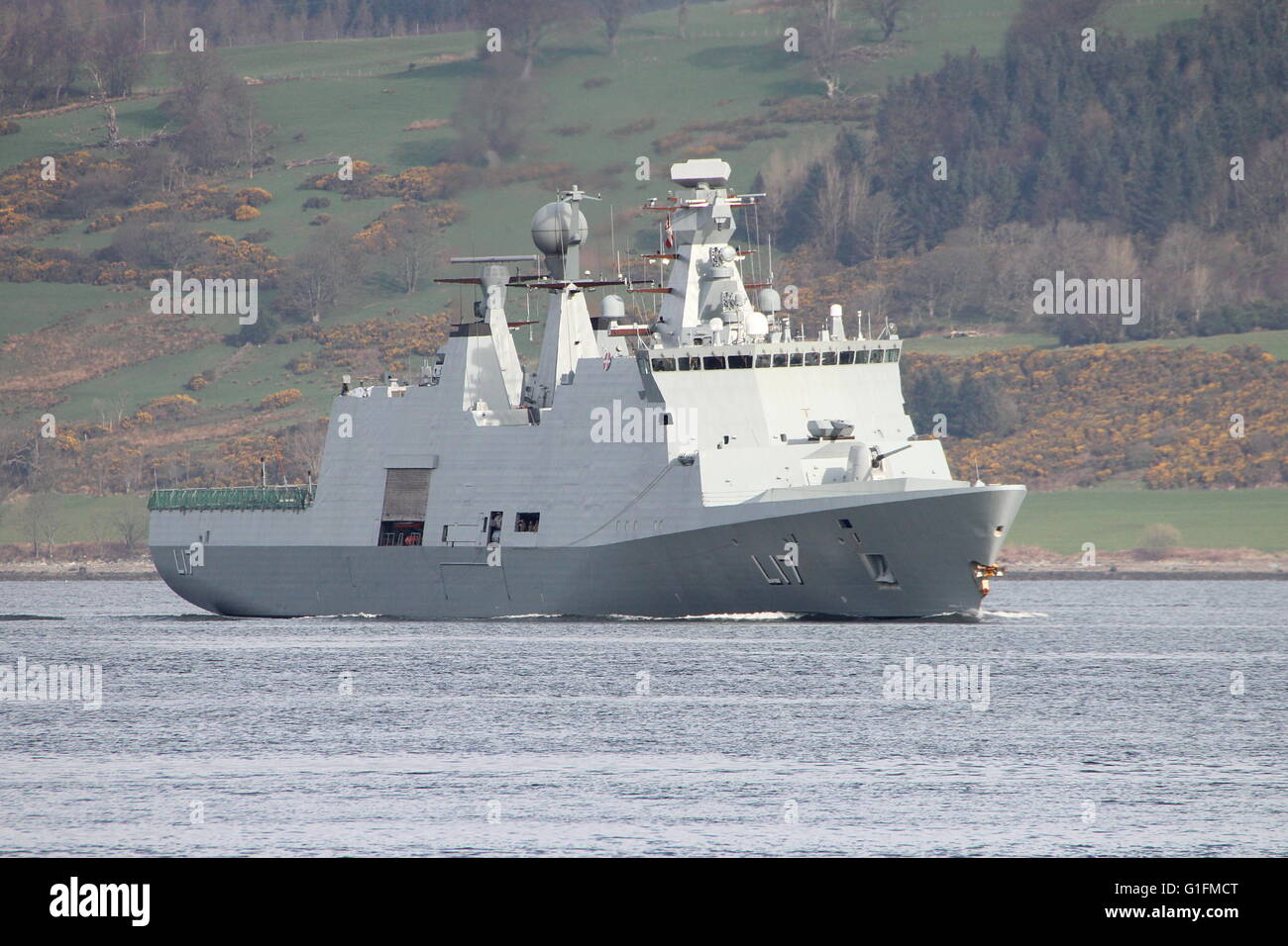 KDM Esbern Snare (L17), an Absalon-class command and support vessel of ...