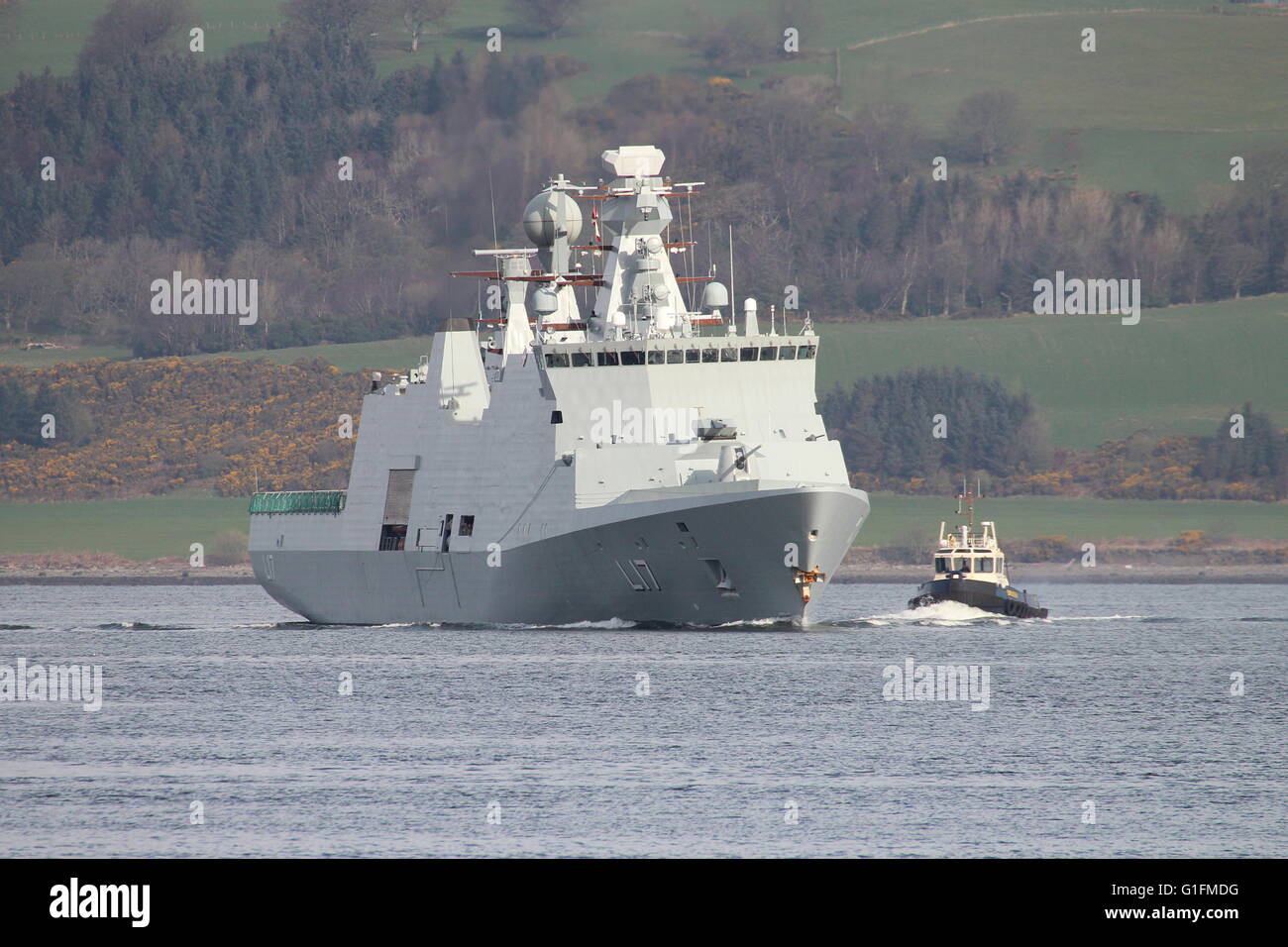 KDM Esbern Snare (L17), an Absalon-class command and support vessel of ...