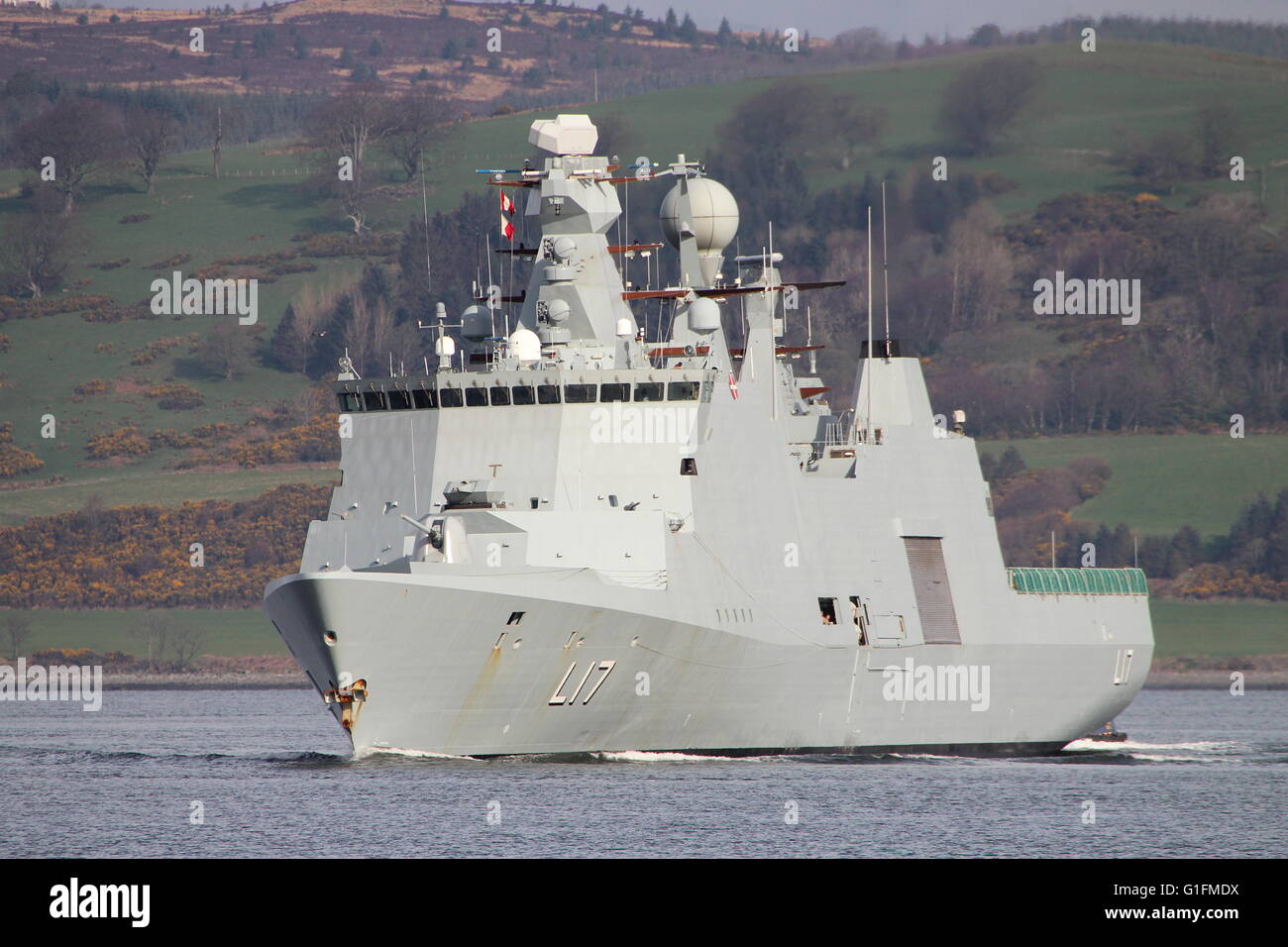 KDM Esbern Snare (L17), an Absalon-class command and support vessel of ...