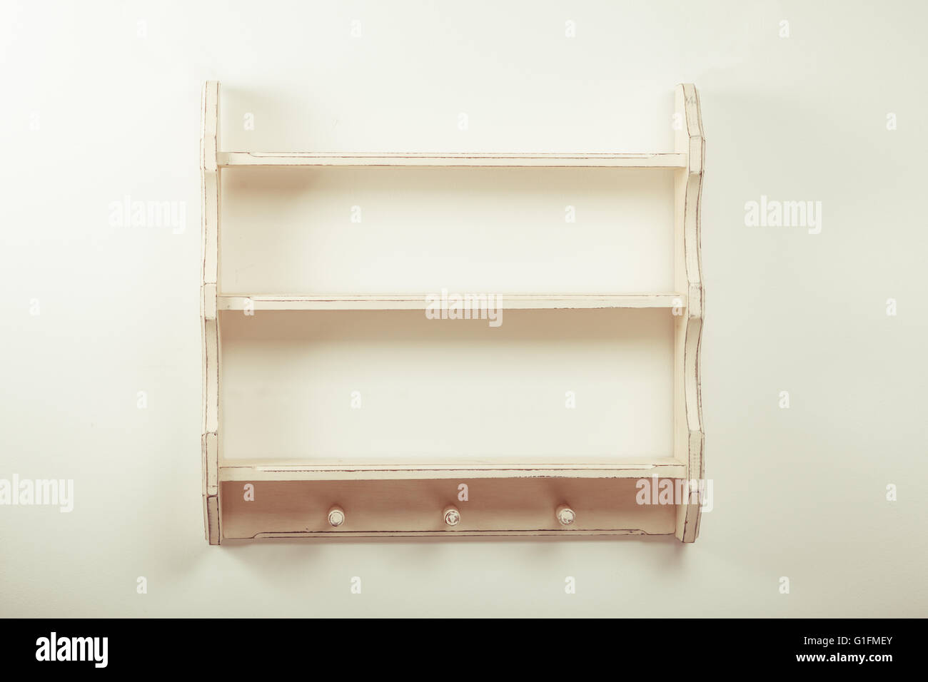 Empty kitchen shelf Stock Photo - Alamy