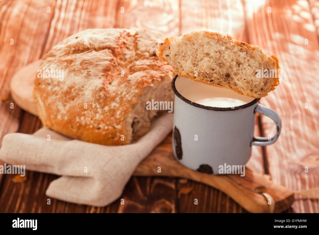 Morning rustic still life Stock Photo - Alamy