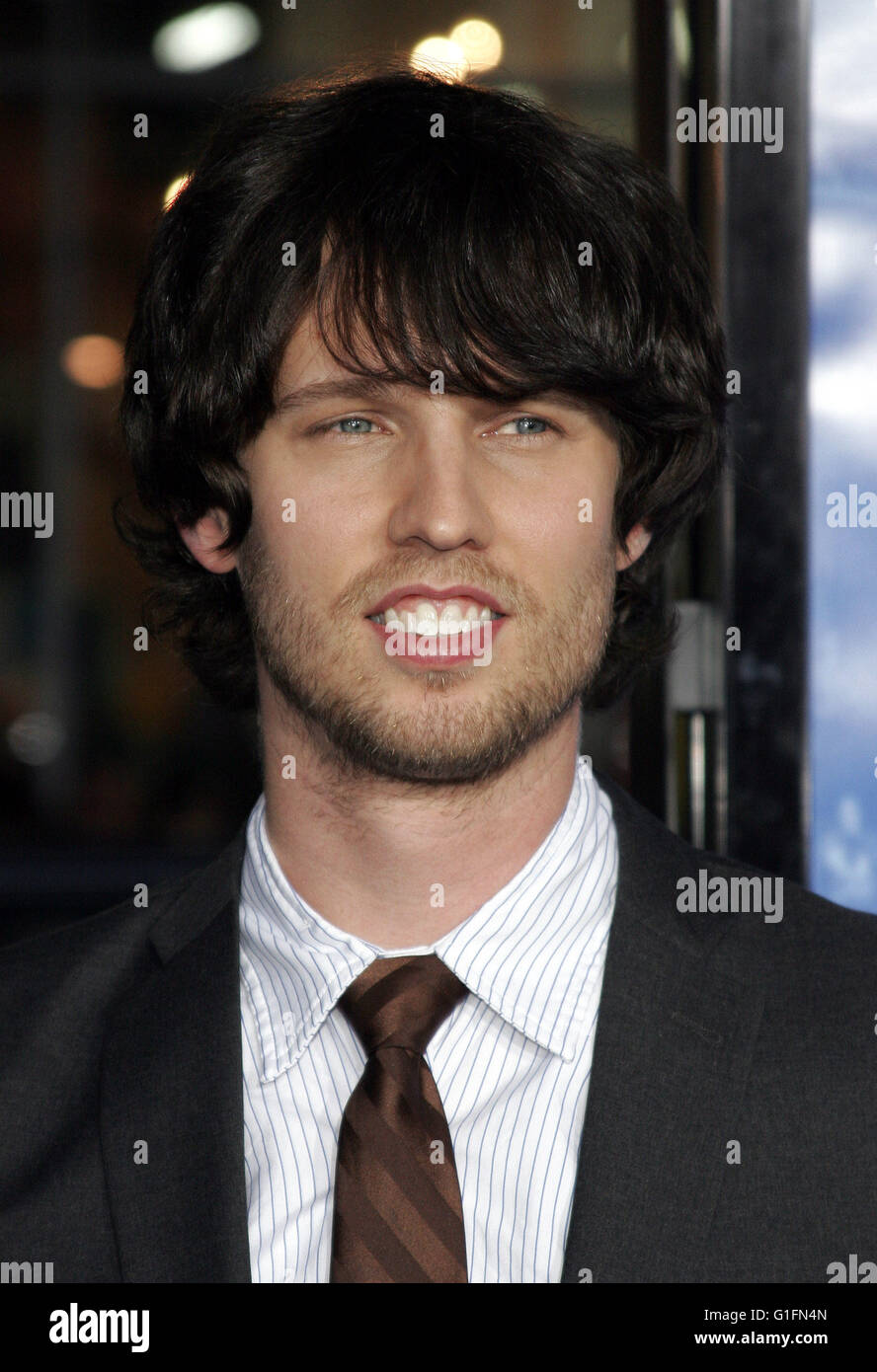 Jon Heder at the Los Angeles Premiere of "Blades of Glory" held at the ...