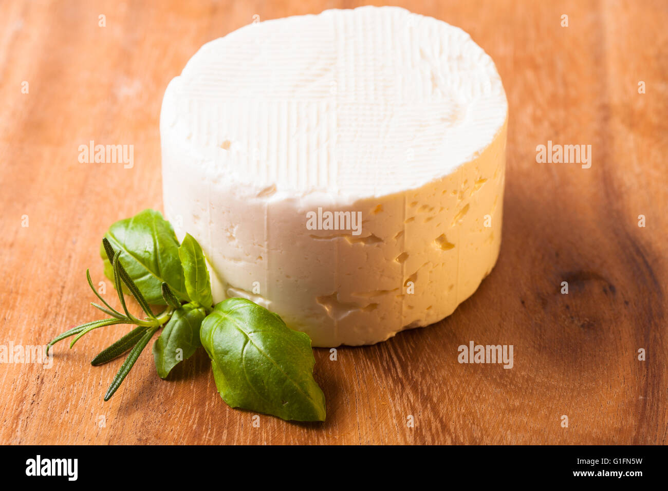 Salted soft cheese Stock Photo - Alamy