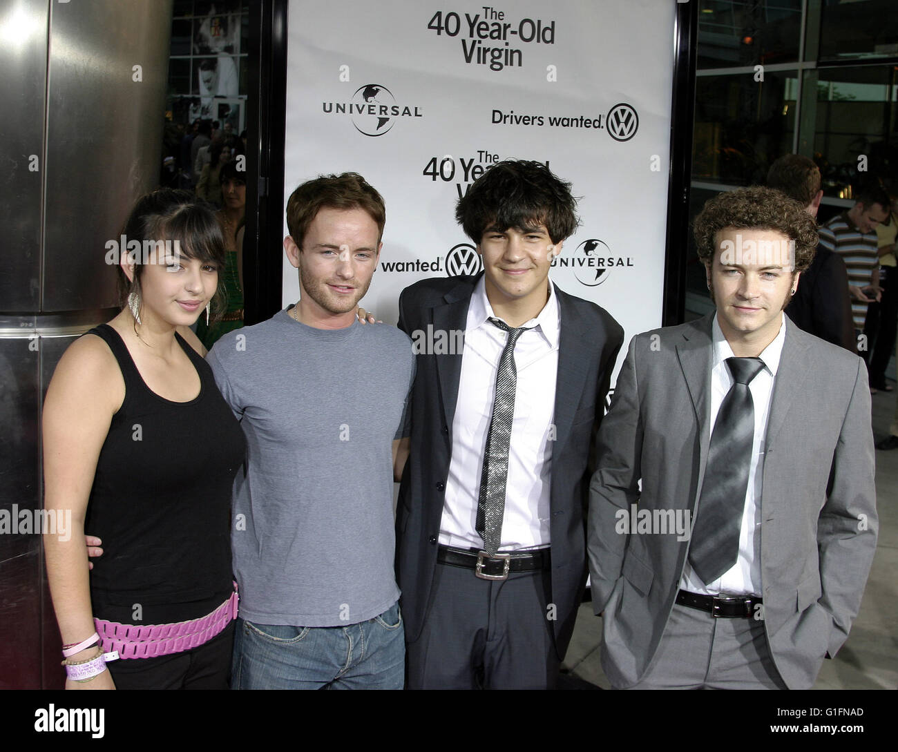 WESTWOOD, CALIFORNIA. August 11, 2005. Alana Masterson, Chris Masterson ...