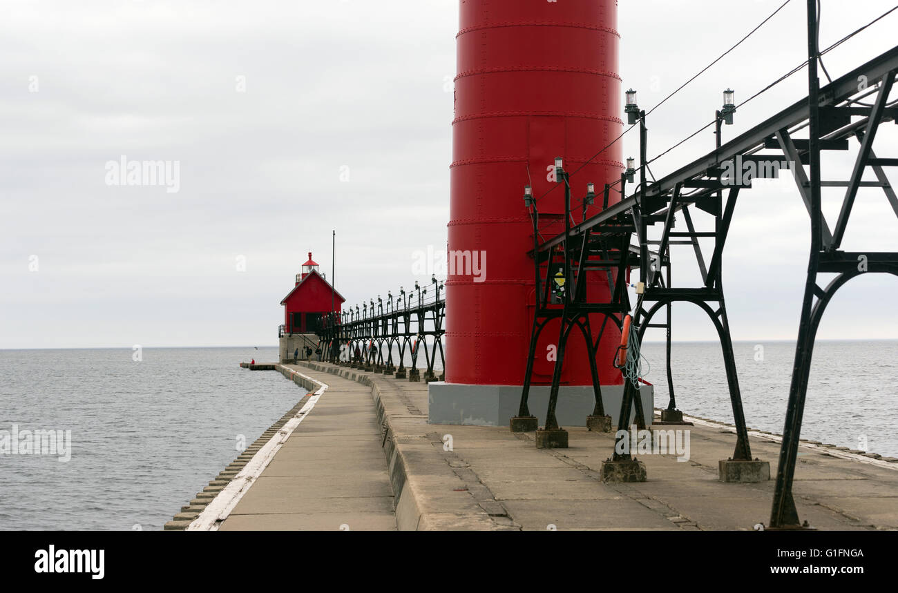 Lighthouses great lakes region hi-res stock photography and images - Alamy