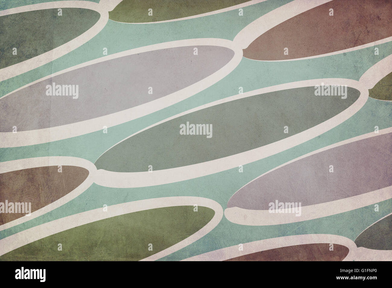 Colorful oval pattern texture for decoration, fabric, background or ...