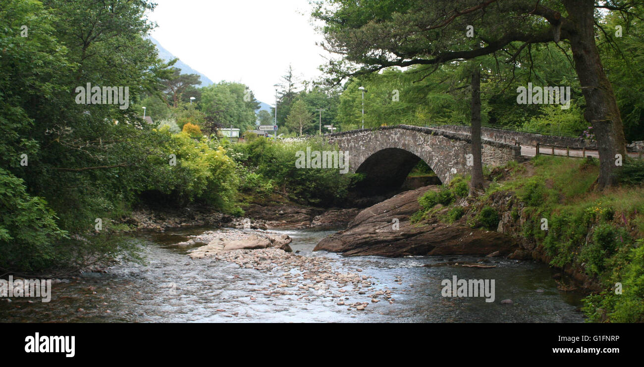 The River Coe at Glencoe Stock Photo - Alamy