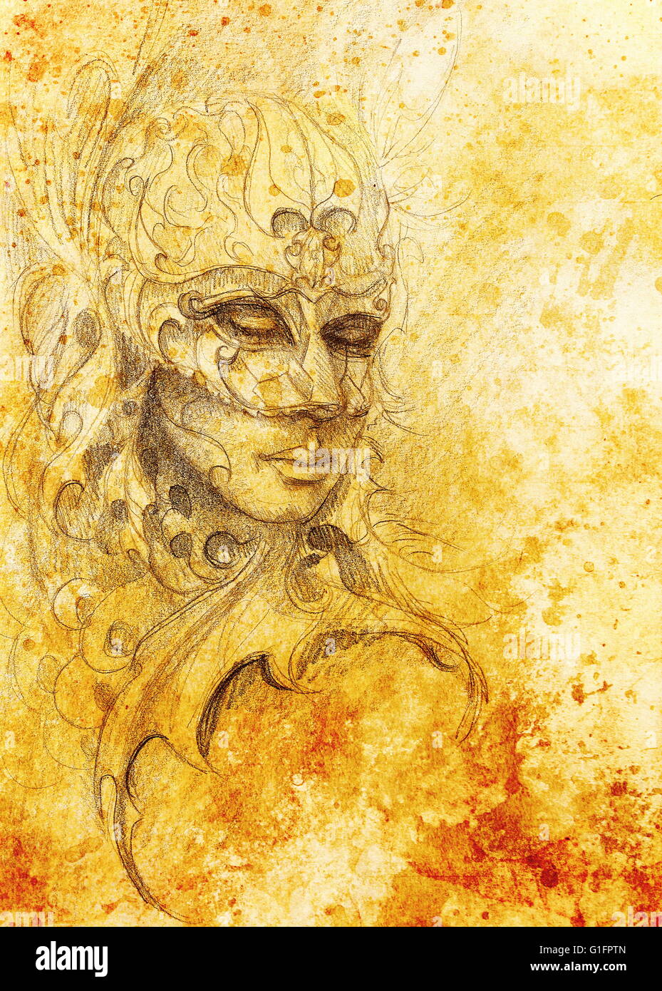 Medieval woman clipart hi-res stock photography and images - Alamy