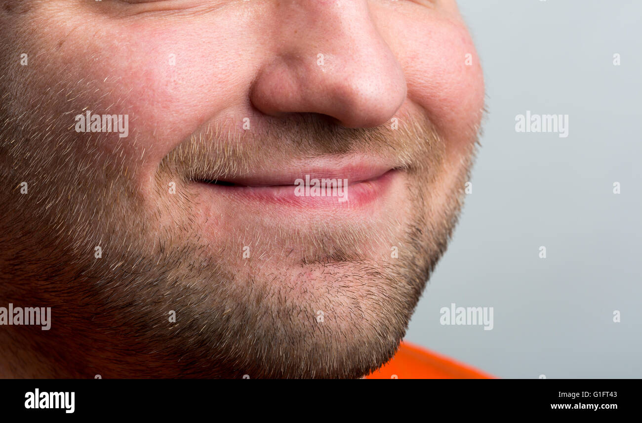 Male teeth smiling adult hi-res stock photography and images - Alamy