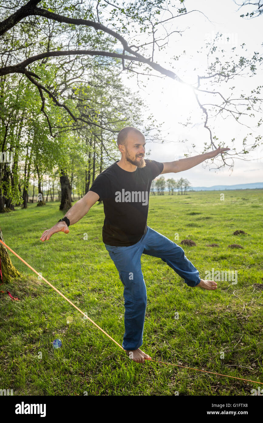 Slack rope hi-res stock photography and images - Alamy