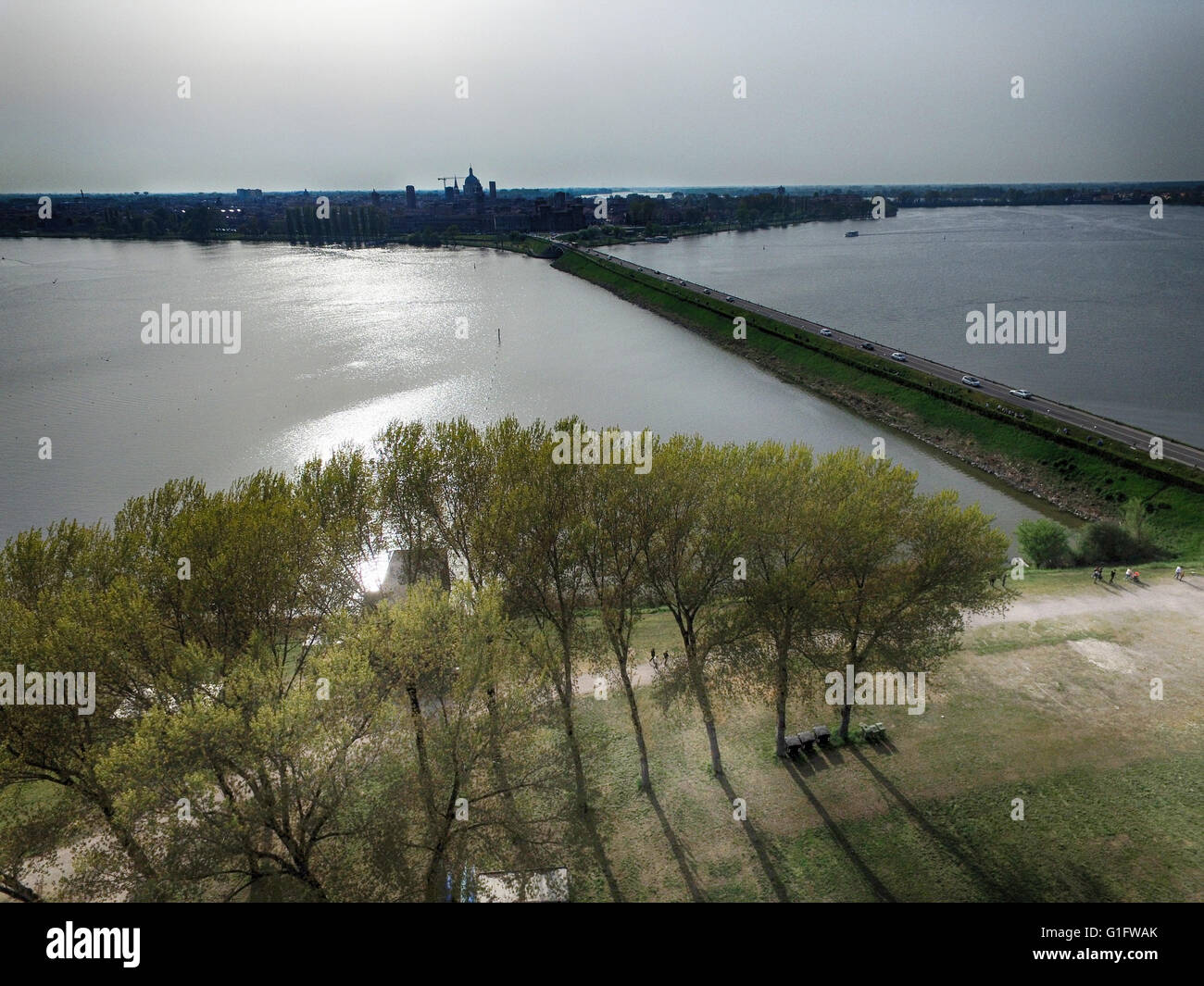 Mantova aerial hi-res stock photography and images - Alamy
