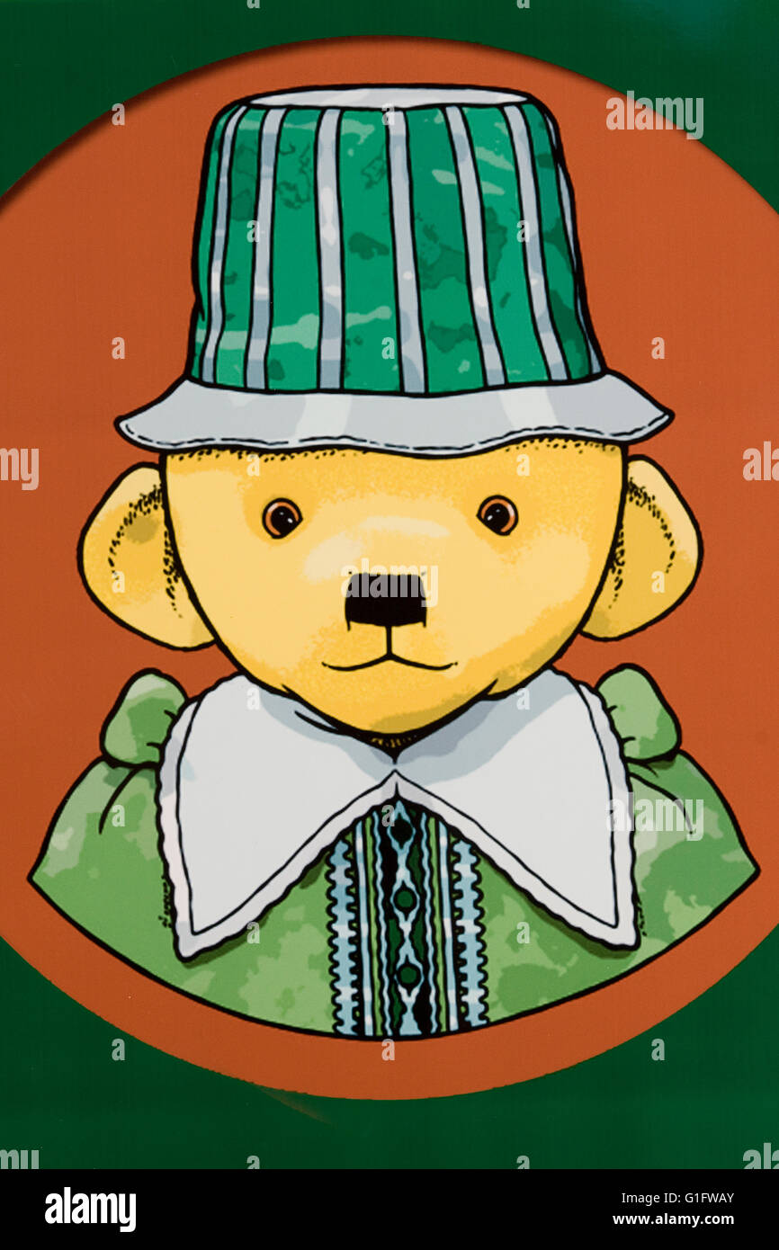 Sign for the Teddy bear shop in Stratford upon Avon Stock Photo - Alamy