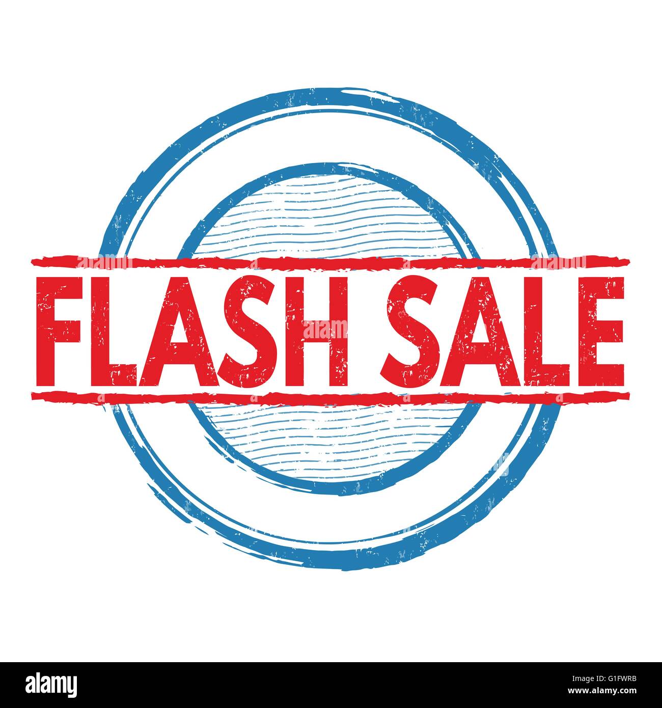 Flash sale grunge rubber stamp on white background, vector illustration ...