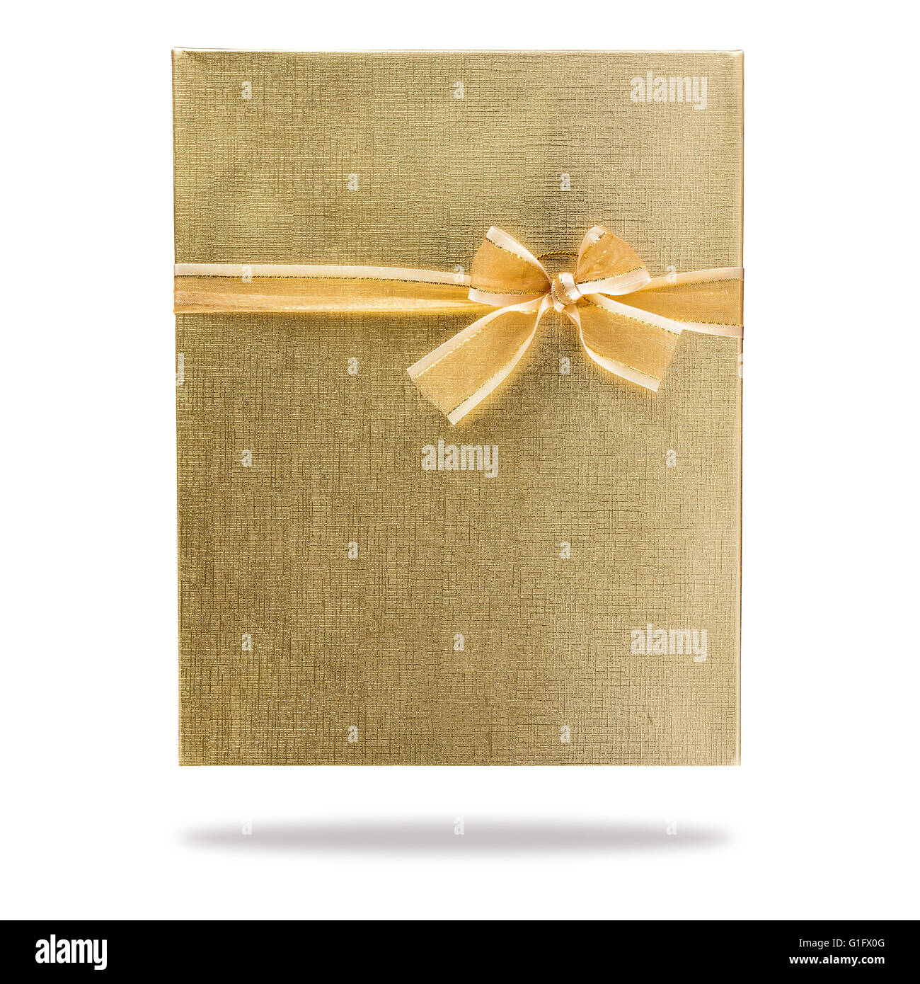 Golden gift box hi-res stock photography and images - Alamy