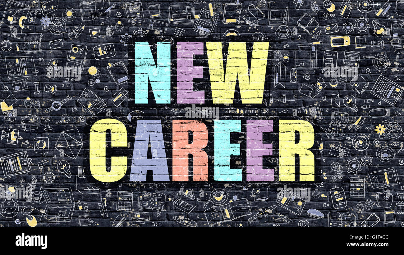 New career illustration hi-res stock photography and images - Alamy