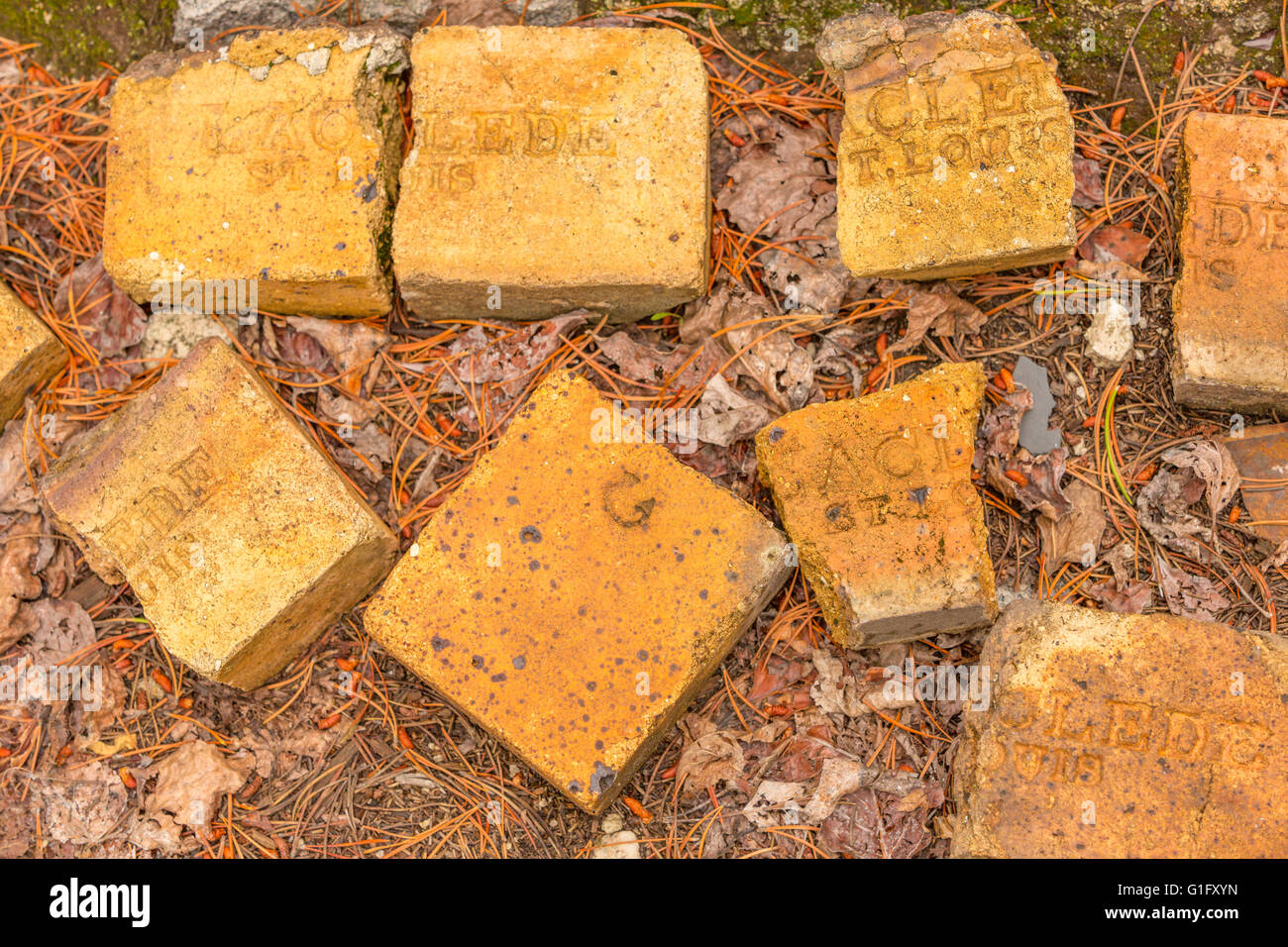 Old stacked bricks in hi-res stock photography and images - Alamy