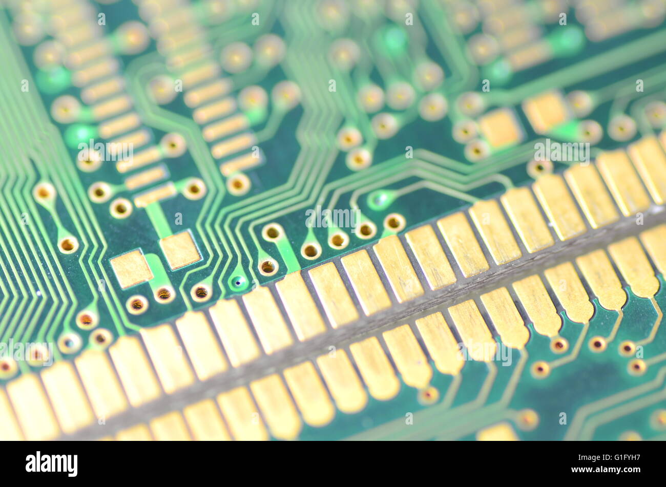 Closeup of electronic circuit board, inside of computer Stock Photo - Alamy