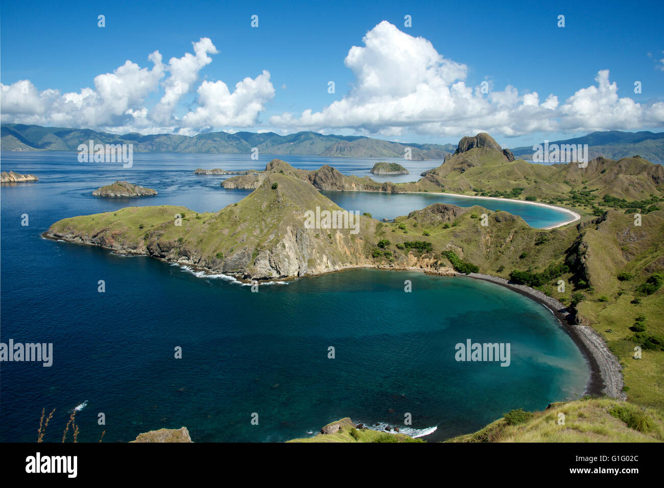 Komodo national park aerial hi-res stock photography and images - Alamy