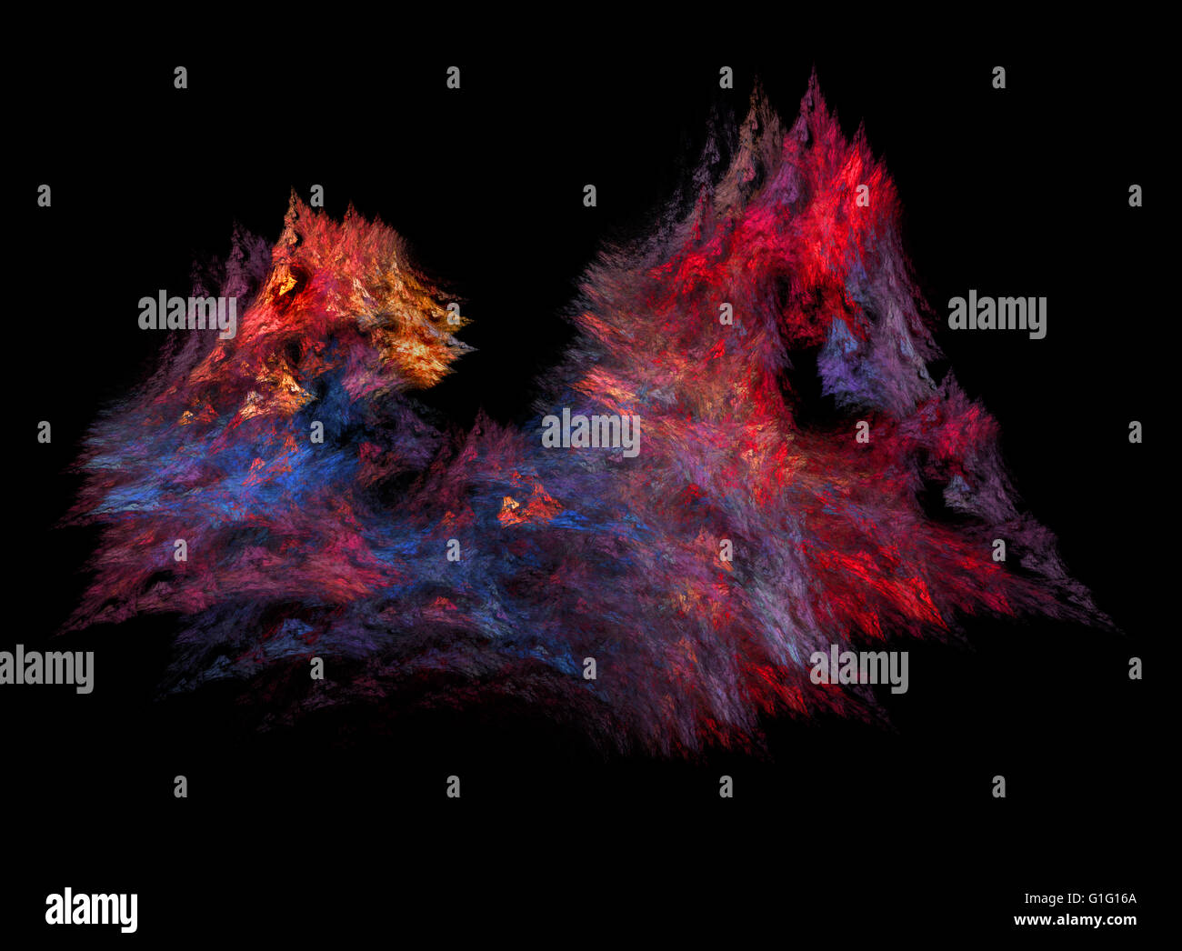 Volcanoes art hi-res stock photography and images - Alamy