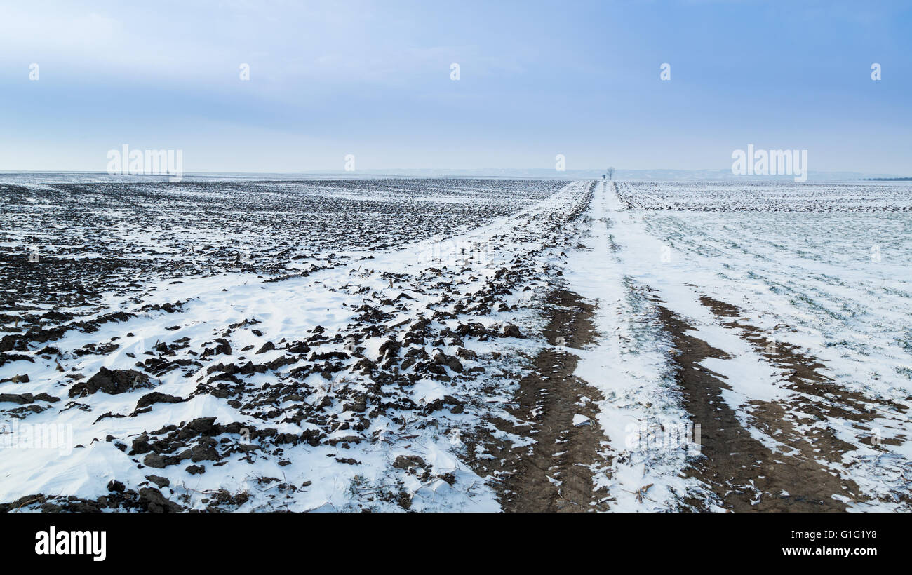 Winter arable land hi-res stock photography and images - Alamy