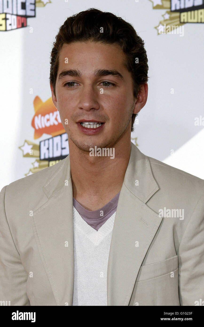 Shia LaBeouf at the Nickelodeon's 20th Annual Kids' Choice Awards held ...