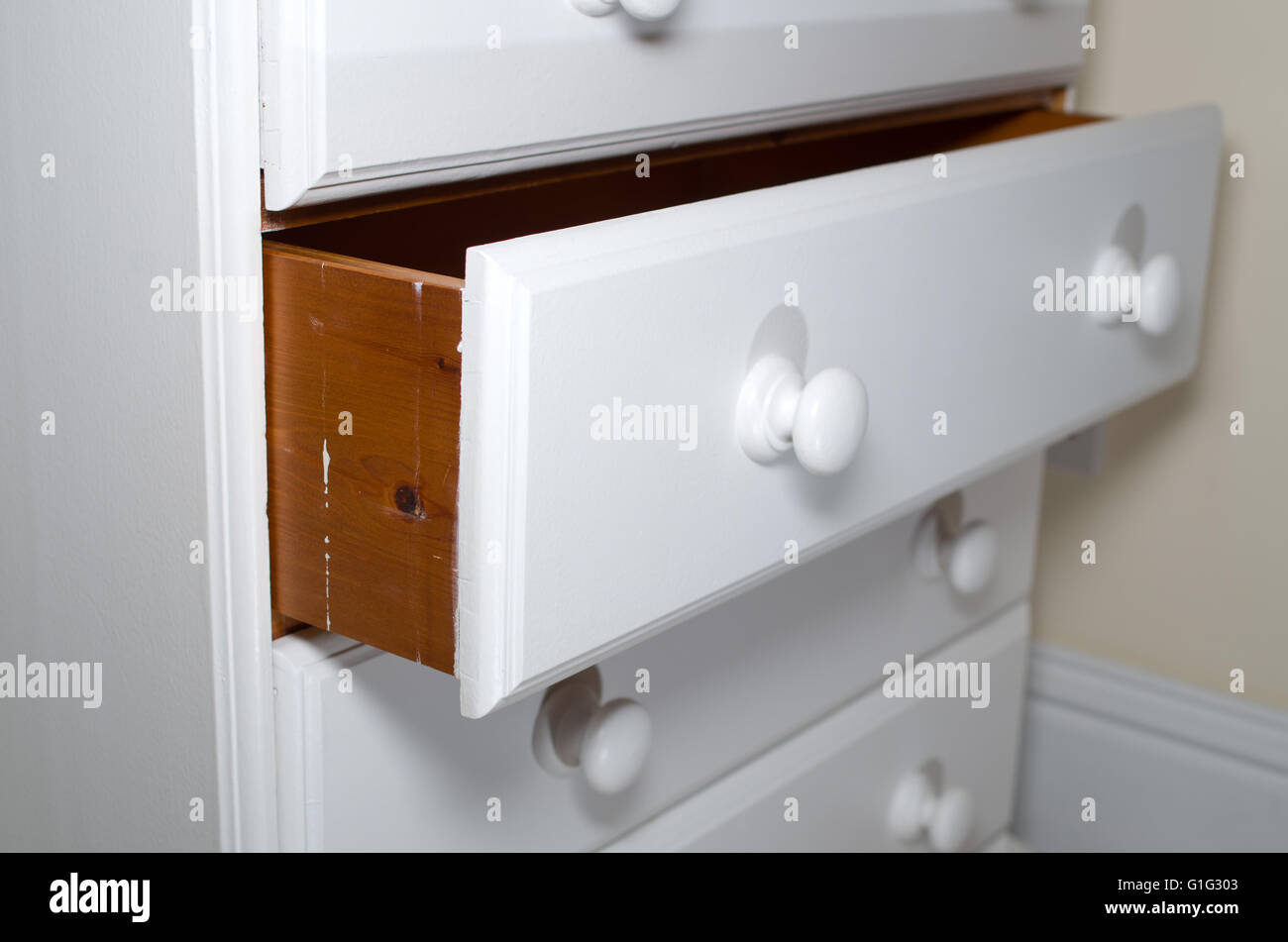 Chest of drawers open hi-res stock photography and images - Alamy