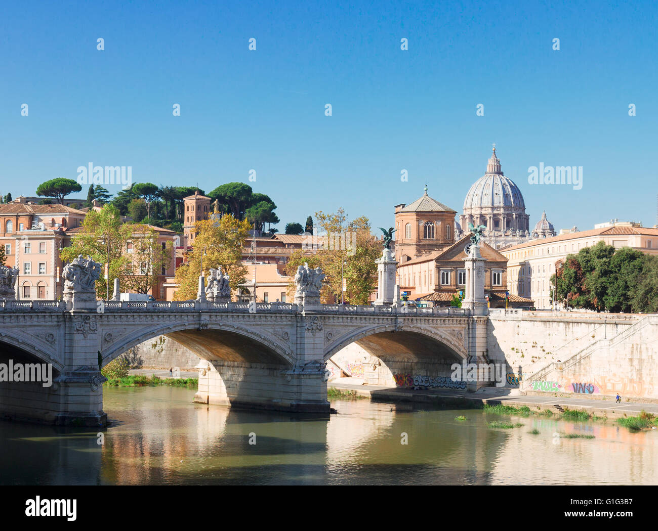 St. Peter's cathedral over bridge Stock Photo - Alamy