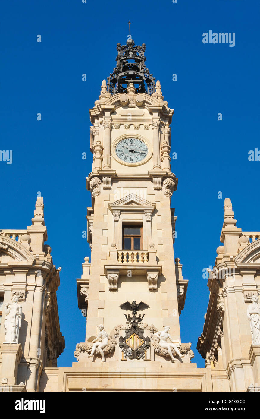 Architectural detail of old building in Valencia, Spain Stock Photo - Alamy