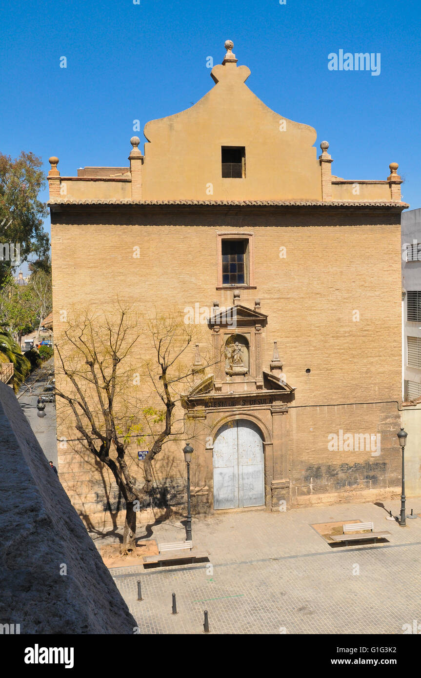 Plaza Santa Ursula in Valencia, Spain Stock Photo - Alamy