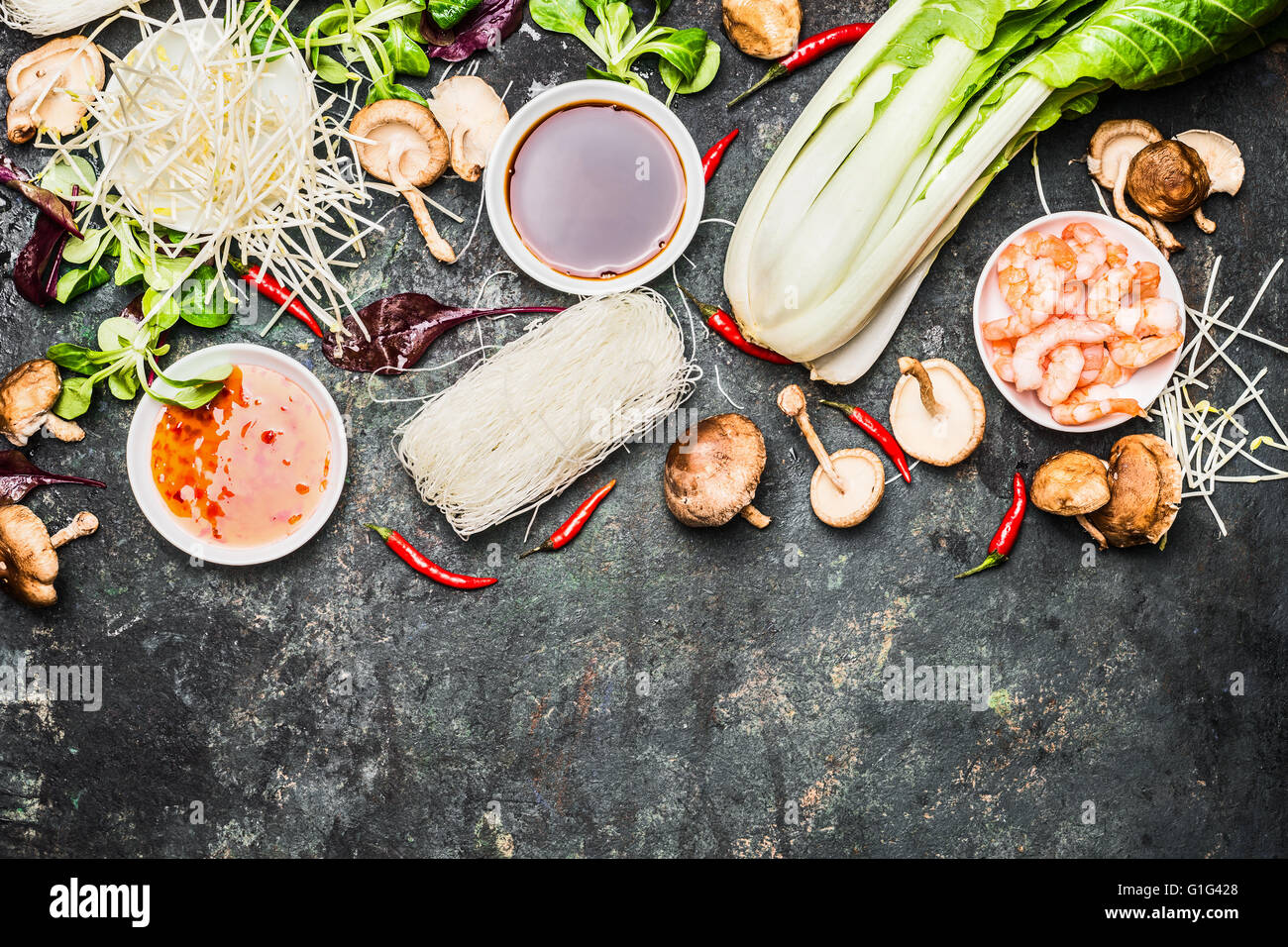 Asian cooking ingredients hi-res stock photography and images - Alamy