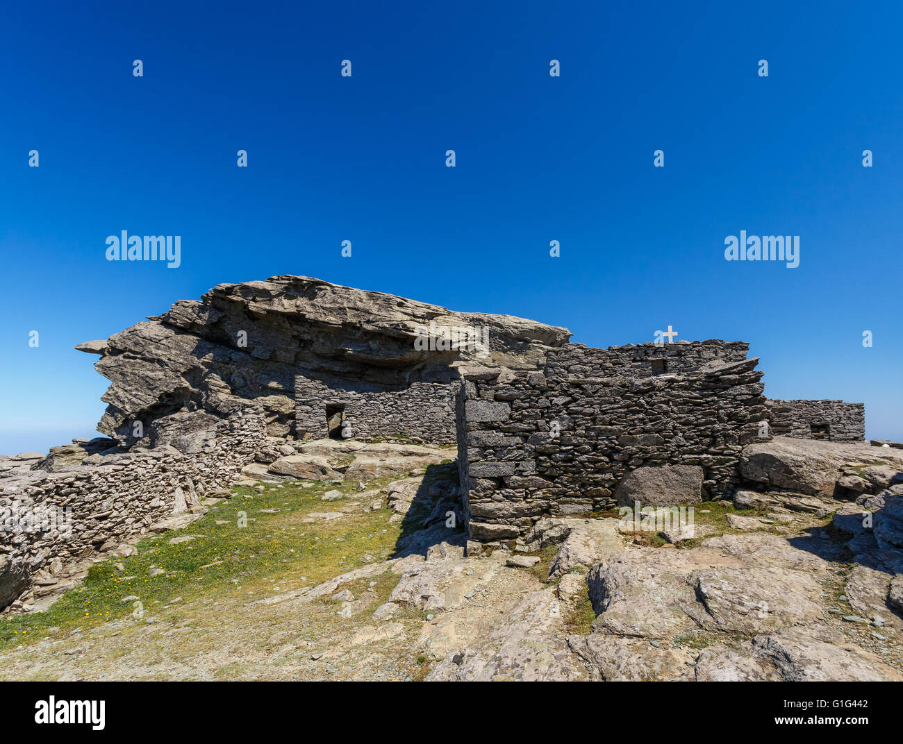 The famous prehistoric Dragon house of mountain Ochi, located at ...