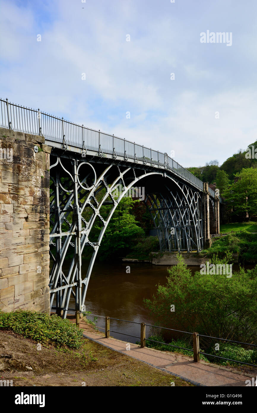 1781, The Iron Bridge, England High Resolution Stock Photography and ...