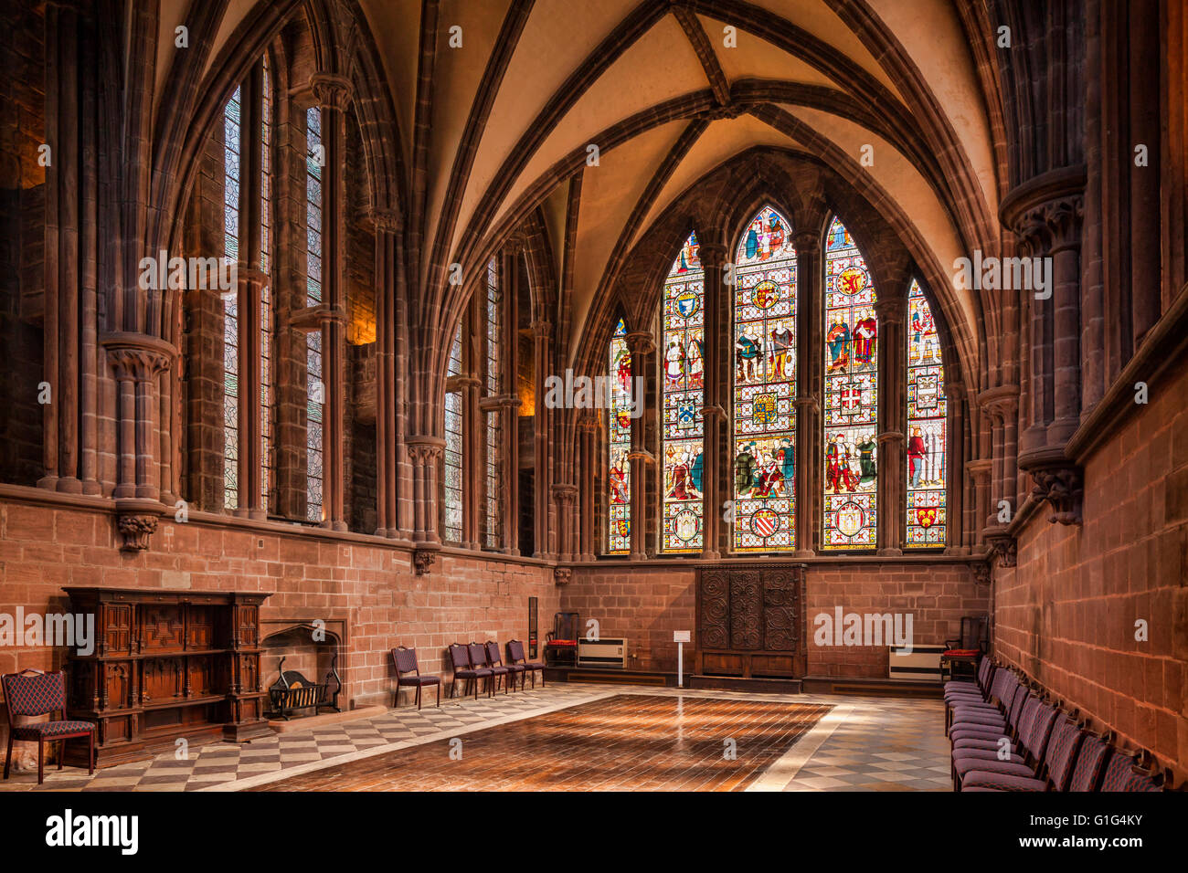Chapter House, Chester Cathedral, Cheshire, England Stock Photo - Alamy
