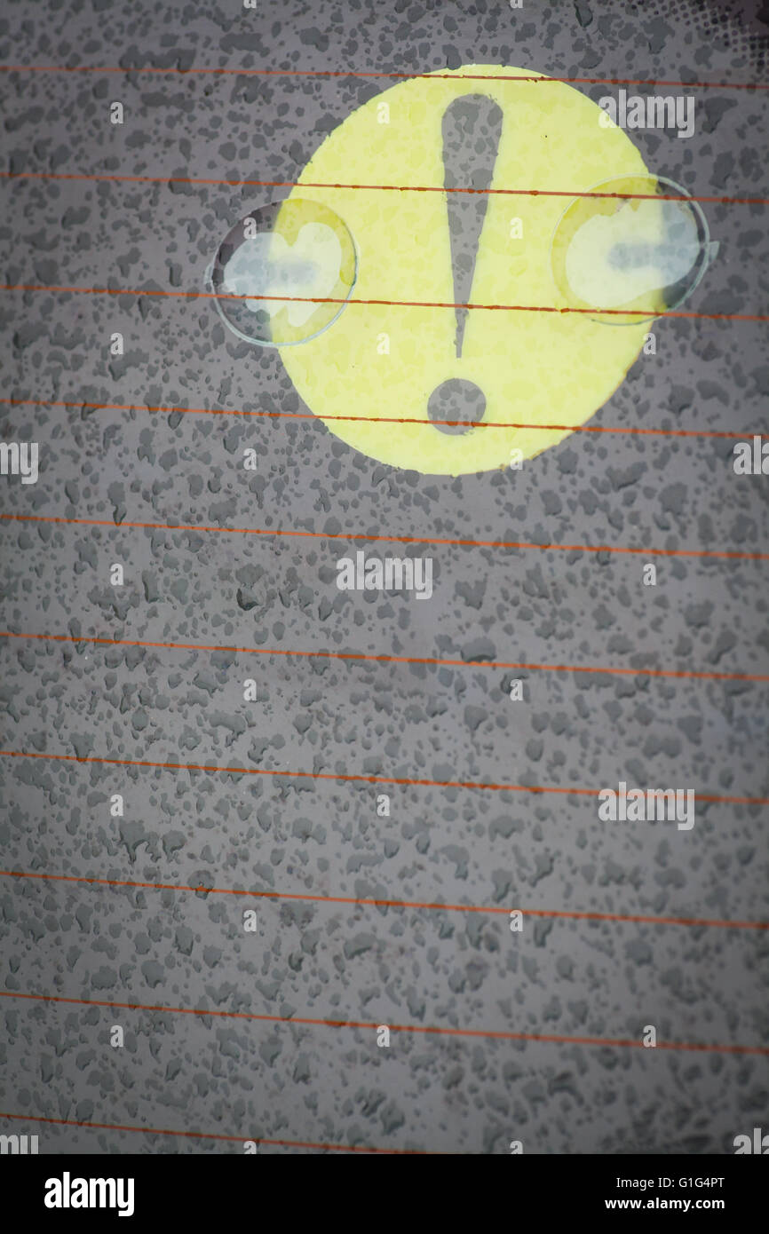 Beginner driving mark hi-res stock photography and images - Alamy