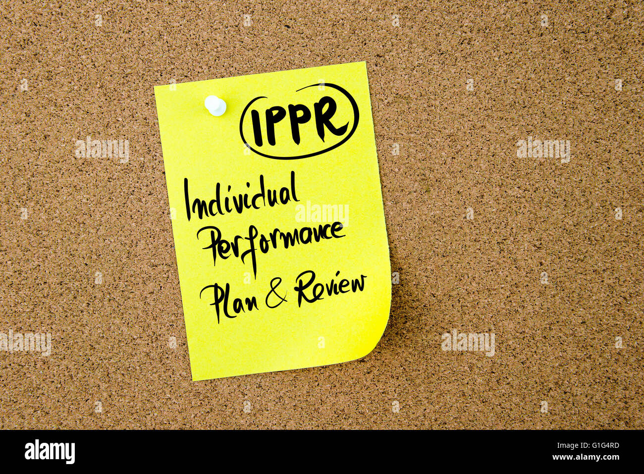 Business Acronym IPPR Individual Performance Plan and Review written on ...