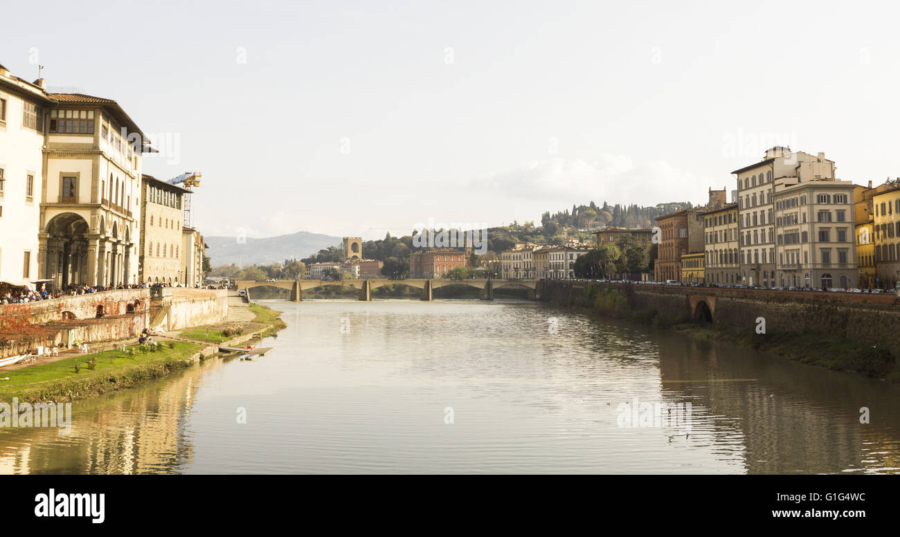Florence famous landmarks, Italy Stock Photo - Alamy
