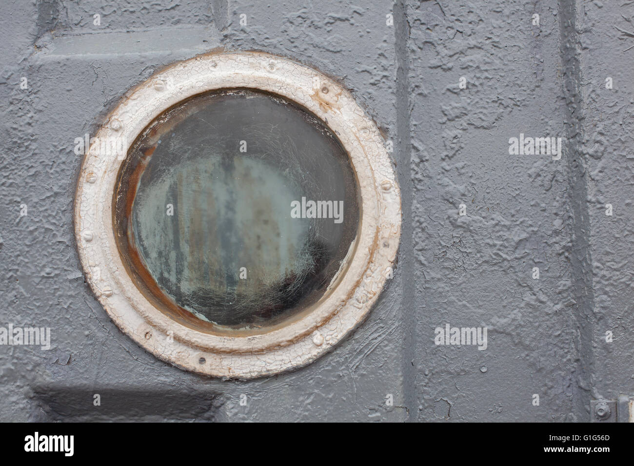 ferry fragment painted gray paint Stock Photo - Alamy