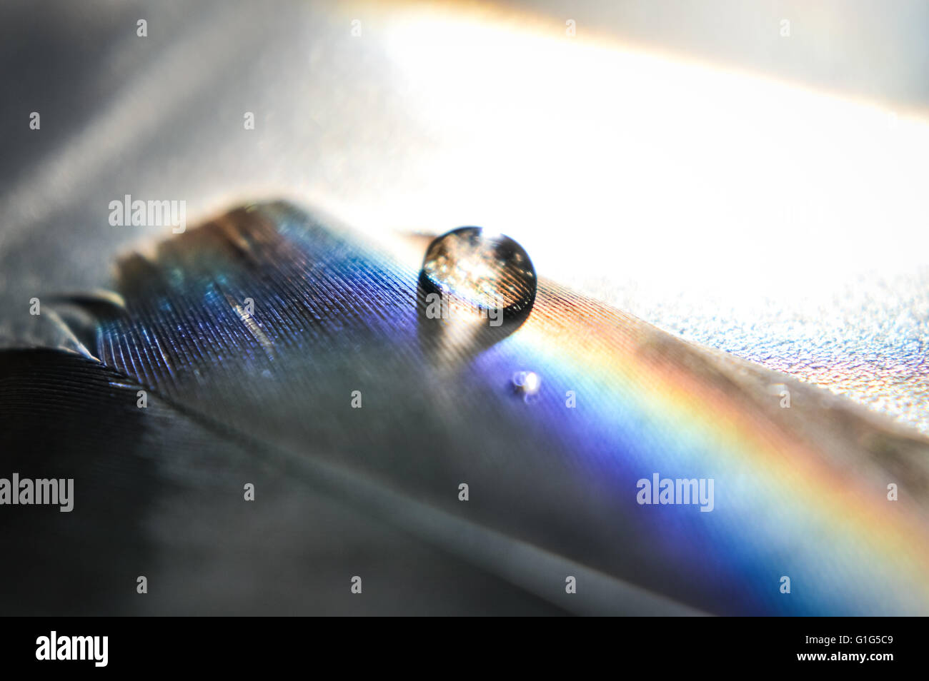 water drop rainbow Stock Photo - Alamy