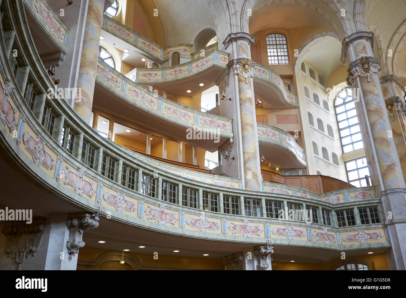 inside view,Church of Our Lady,Dresden, Germany Stock Photo - Alamy