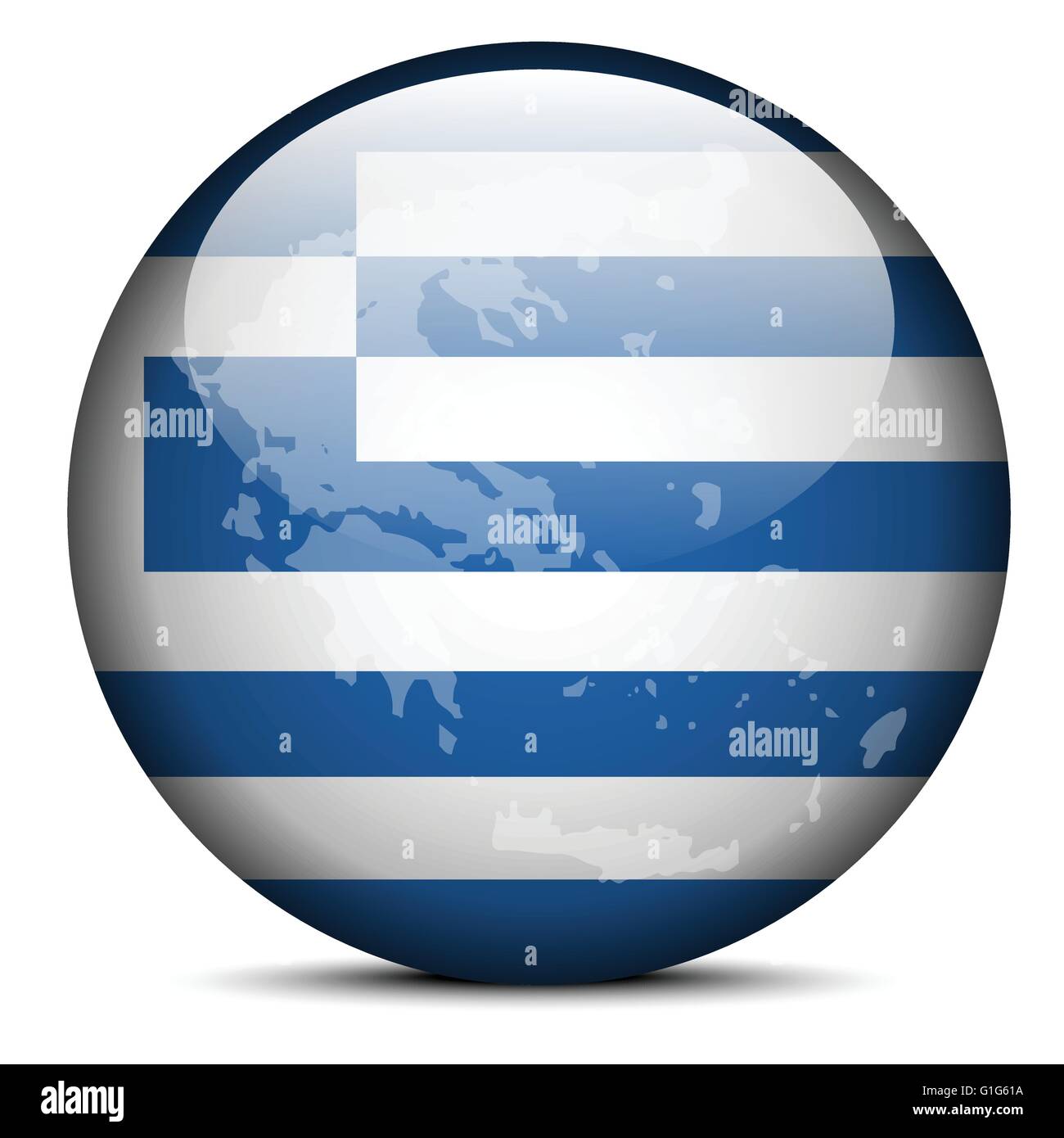 Greece sparta, athens map hi-res stock photography and images - Alamy