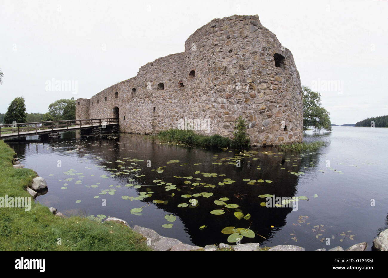 Ruins of Kronobergs Castle Stock Photo - Alamy